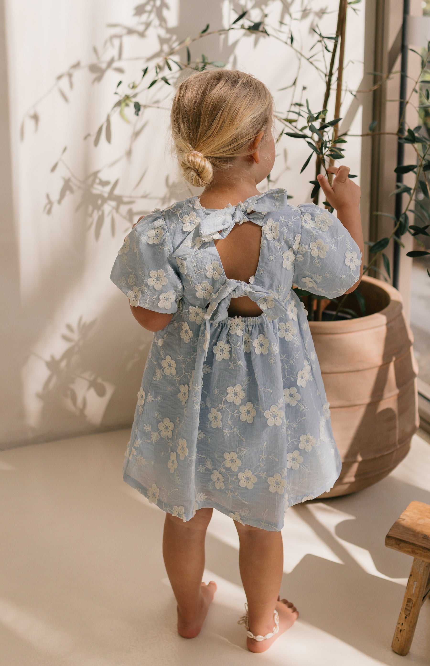 CORA DRESS - CELESTE BLUE – Noni The Label