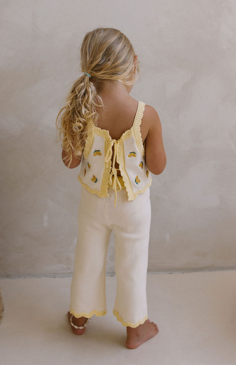 Limone Knit Top Noni The Label