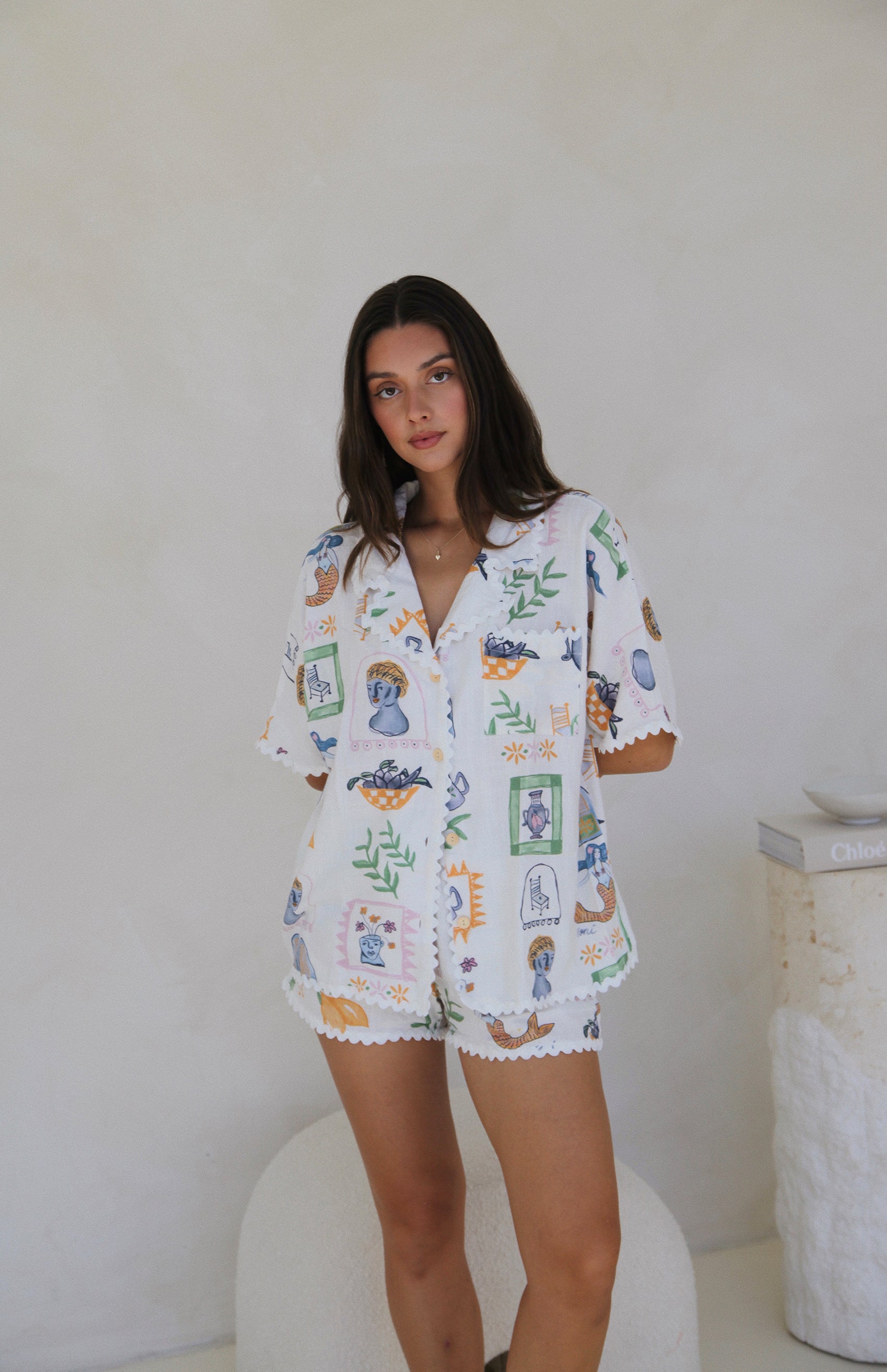 PAROS RIC RAC SHIRT - MAMA – Noni The Label