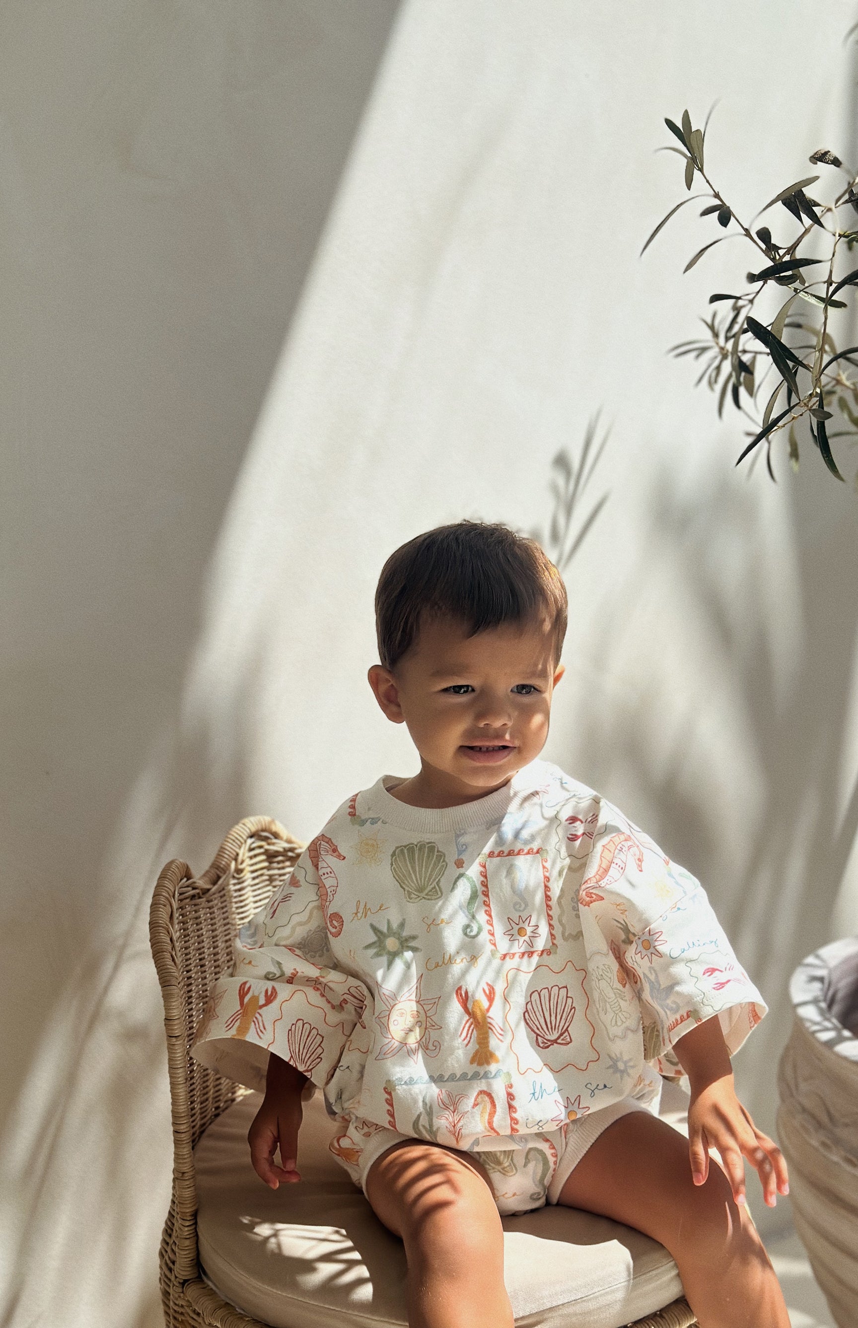 SEA IS CALLING T SHIRT ROMPER – Noni The Label