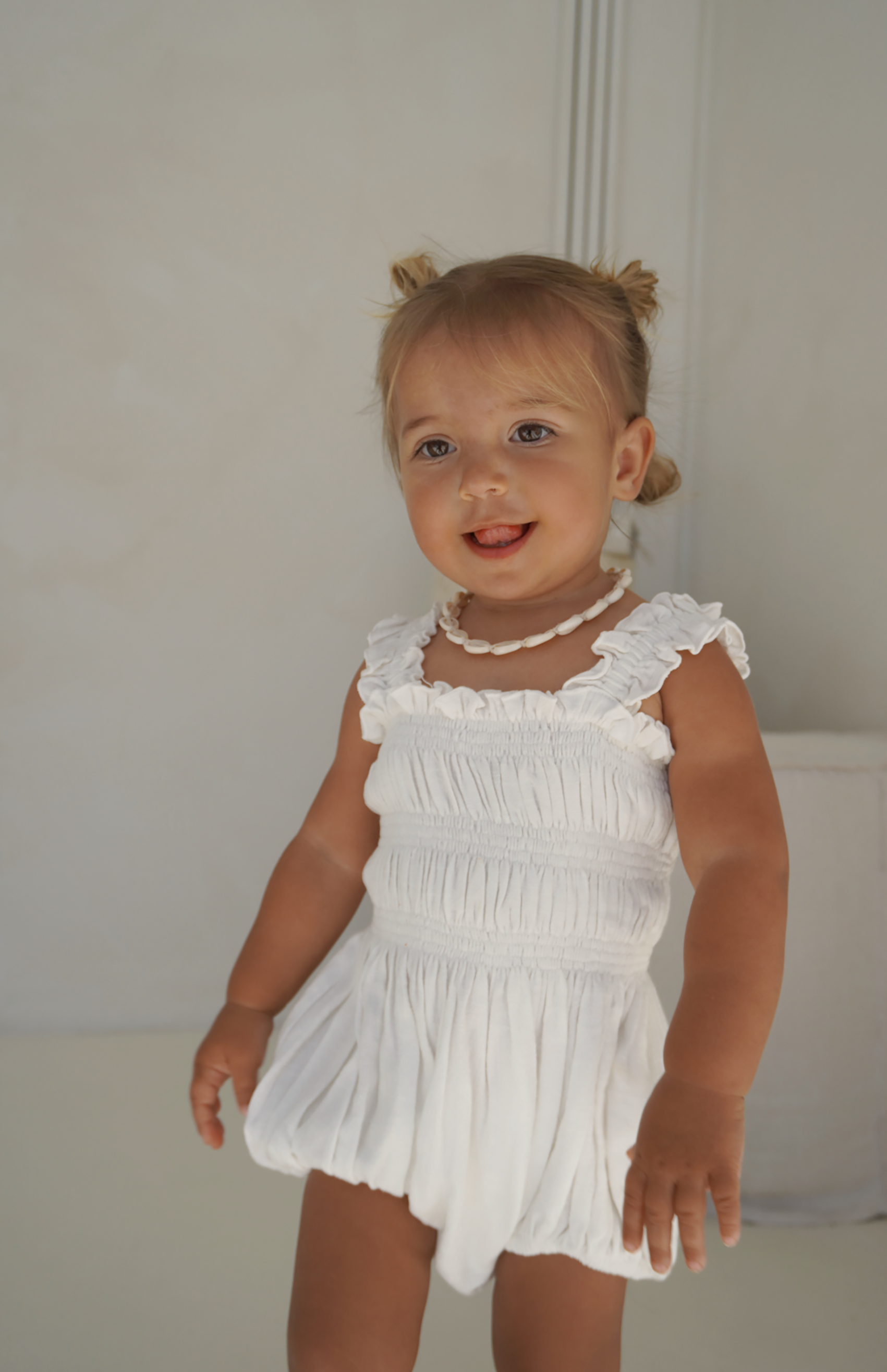 BOBBIE ROMPER - WHITE – Noni The Label