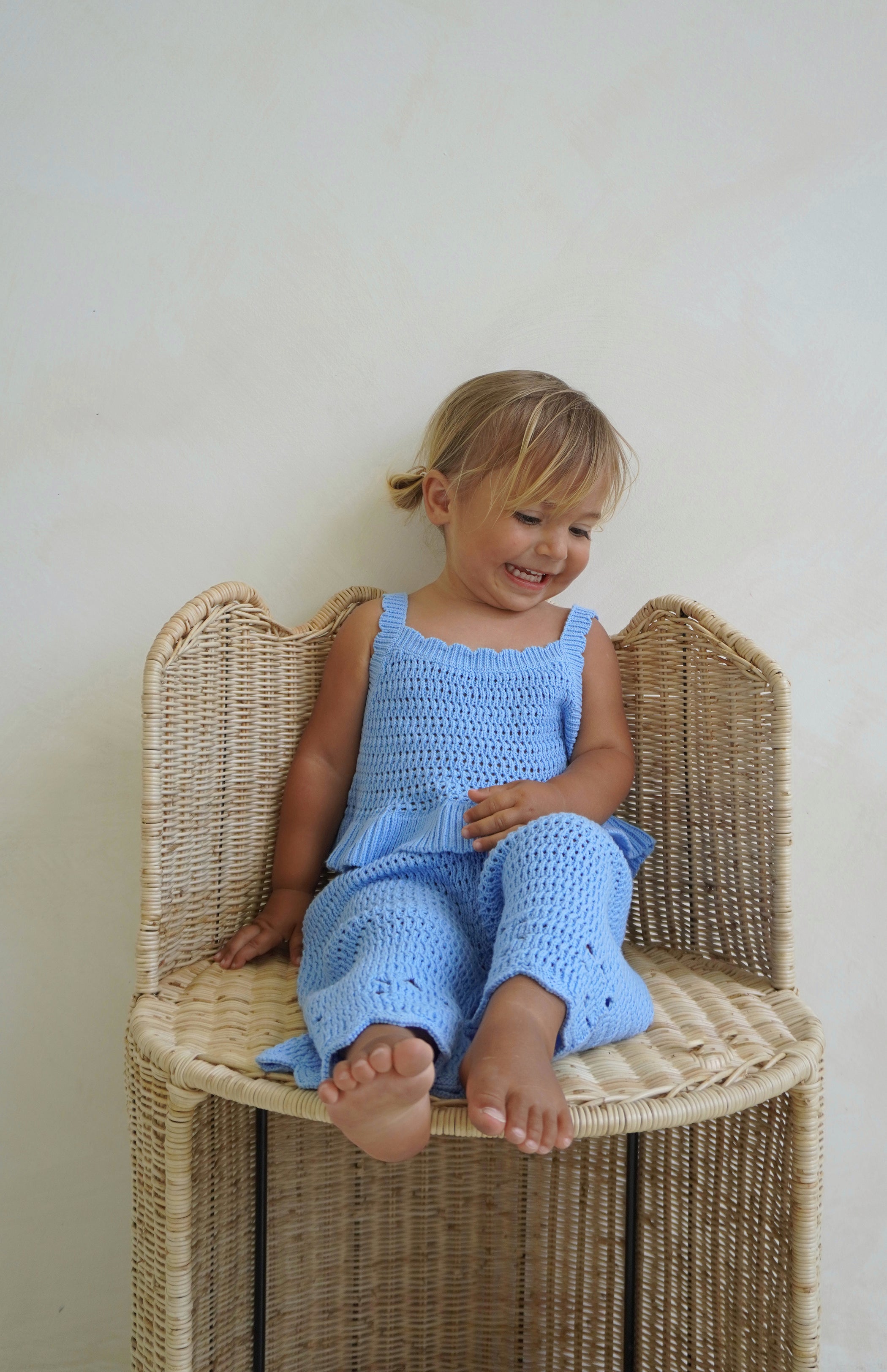 AVA CROCHET PANT - AZURE – Noni The Label